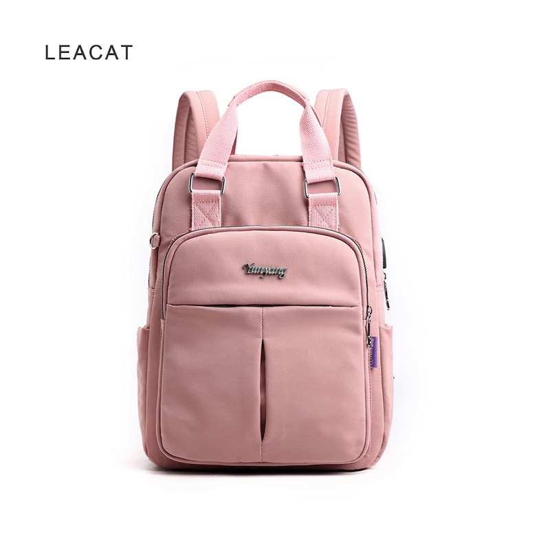 Leacat Girls Laptop Backpacks Pink Men Usb Charging Backpack Women ...