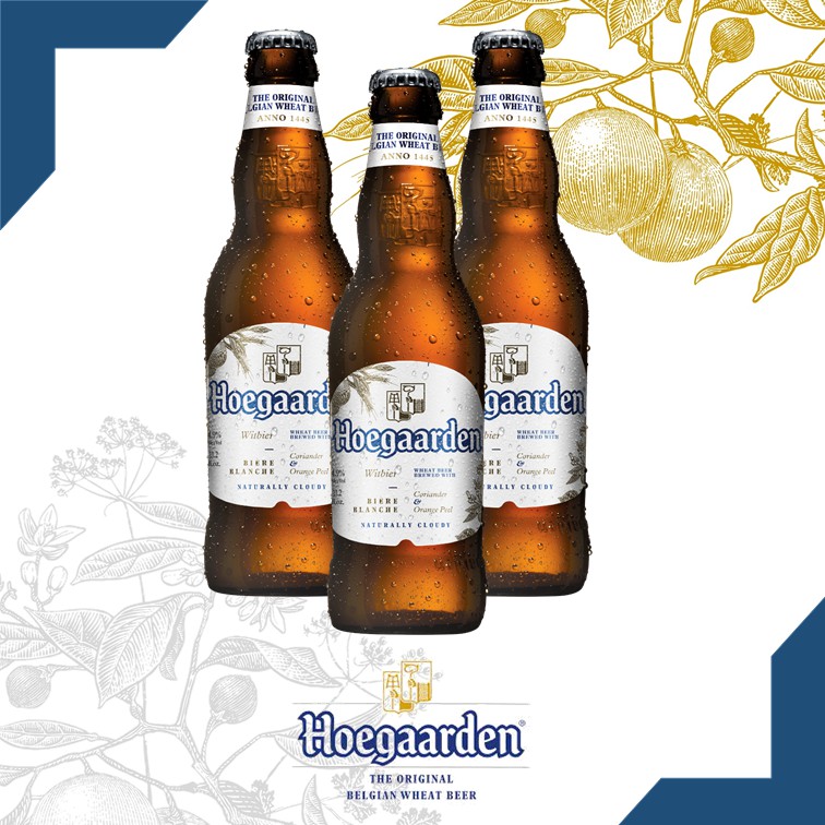 Hoegaarden Beer 330ml Bottle x 3 | Shopee Philippines