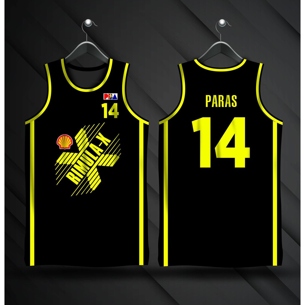 PBA RETRO JERSEY | SHELL RIMULA-X BENJIE PARAS #14 | FULL SUBLIMATION ...