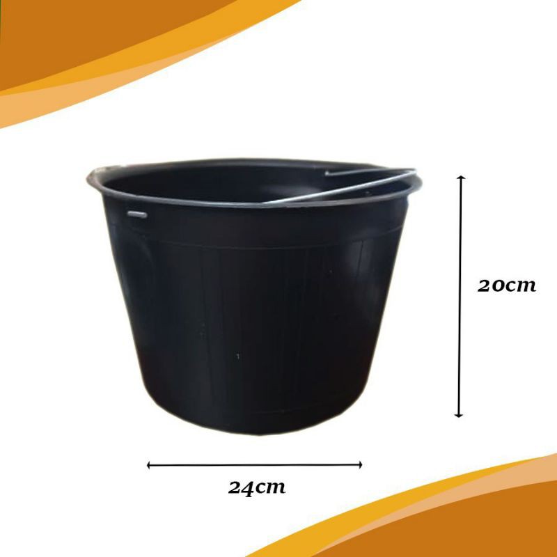 Pvc cement pail or timba (black) | Shopee Philippines
