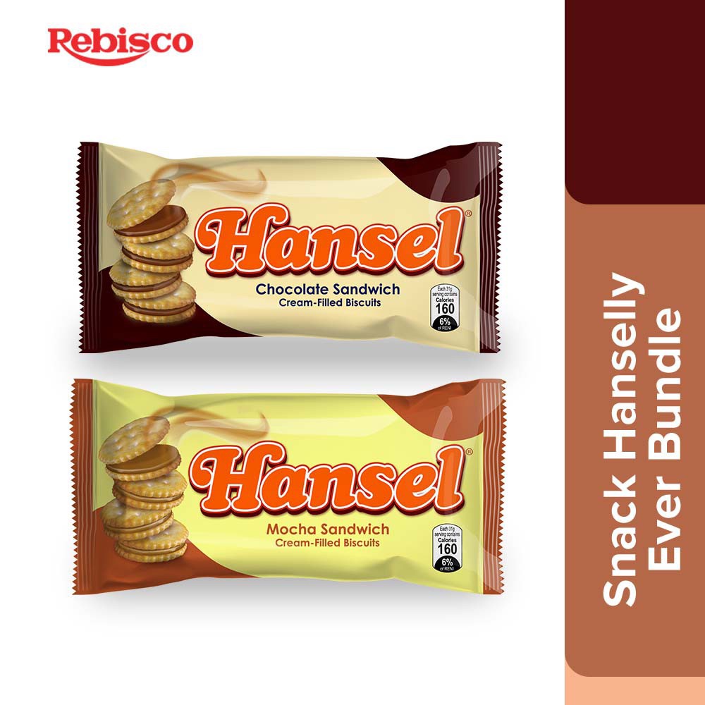 HANSEL CREAM-FILLED BISCUITS SANDWICH (10 x 31g) | Shopee Philippines