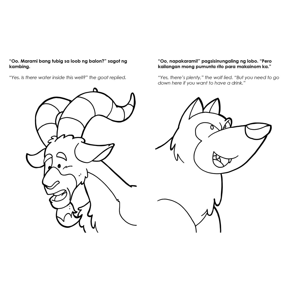 Ang Lobo At Ang Kambing (The Wolf And The Goat) - Mga Kuwentong May ...