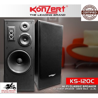 Konzert KS-120C 12 inch 3 Way Speaker System HiFi Classic Speaker 600W ...