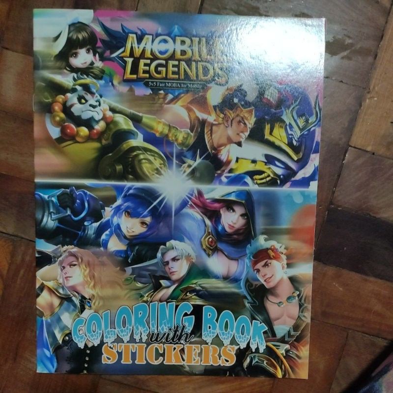 Coloring Book with Stickers - Mobile Legends | Shopee Philippines