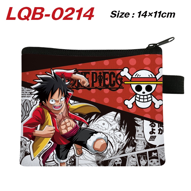 One Piece Luffy Roronoa Zoro Cartoon Children's Coin Purse Cute Canvas ...