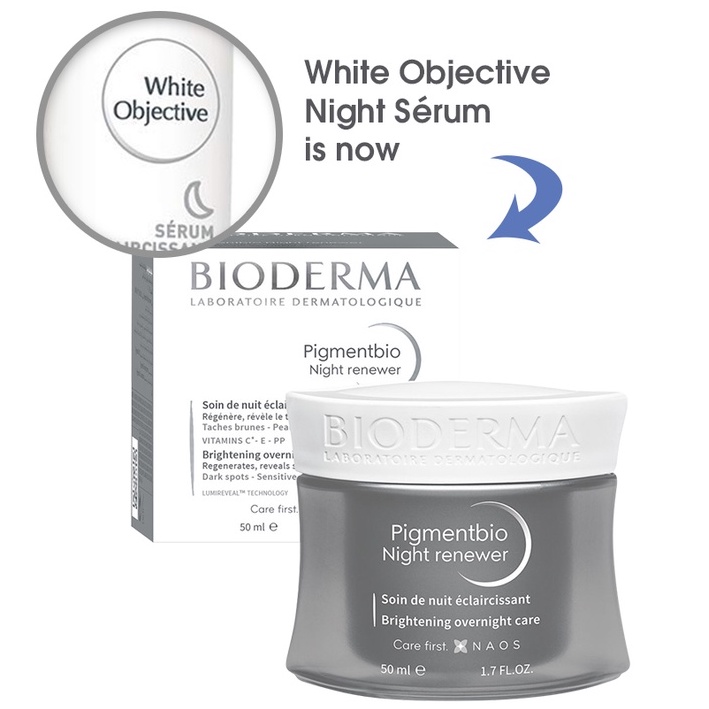 Original Bioderma Pigmentbio Night Renewer Brightening Overnight Care ...