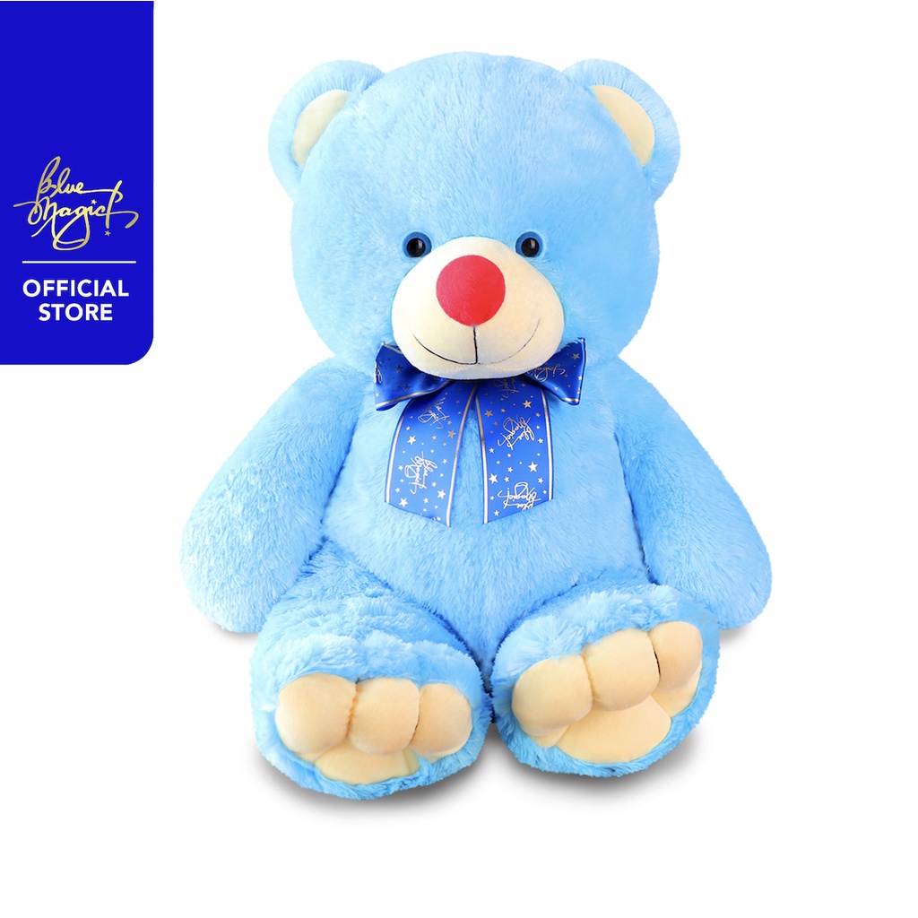 Blue Magic Little Lui Large Blue Bear Stuffed Toy | Shopee Philippines