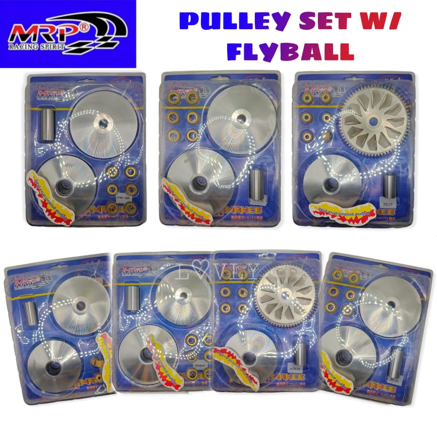 MRP MOTORCYCLE PULLEY SET WITH FLYBALL | Shopee Philippines