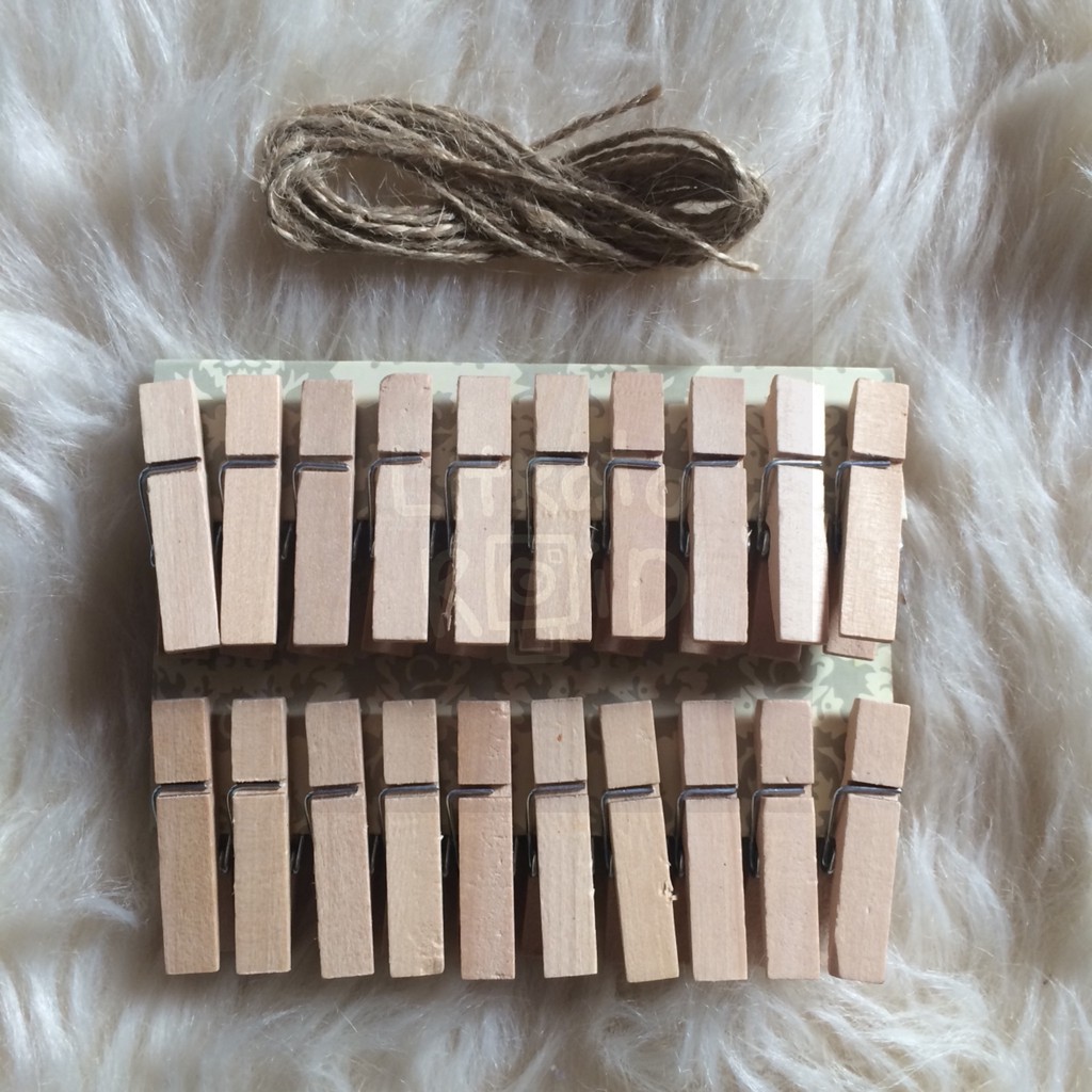 Wooden Clips (20 pcs.) | Shopee Philippines