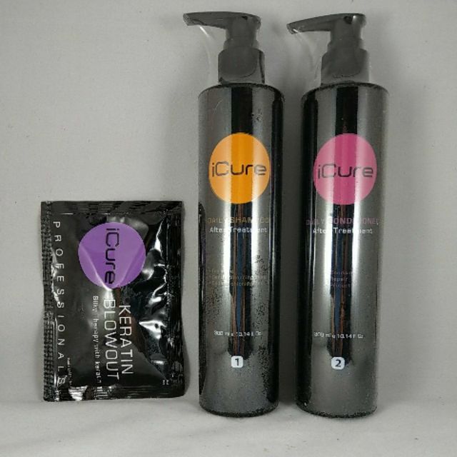 ICURE KERATIN BLOWOUT SET | Shopee Philippines