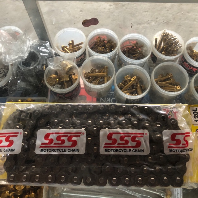 SSS Chain 428x120L ( BLACK ) | Shopee Philippines