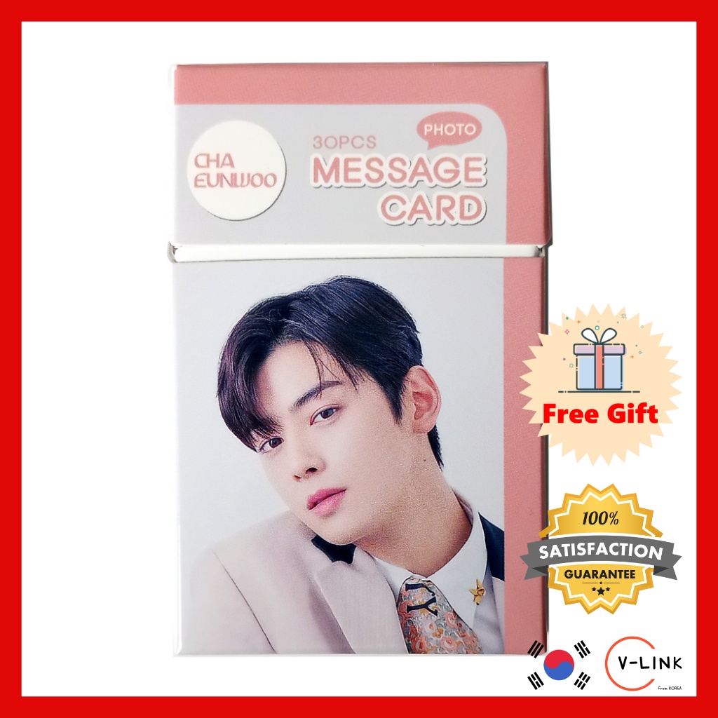 K-POP BOY GROUP ASTRO CHA EUN WOO Photocard 30 Pcs Set High-Definition ...