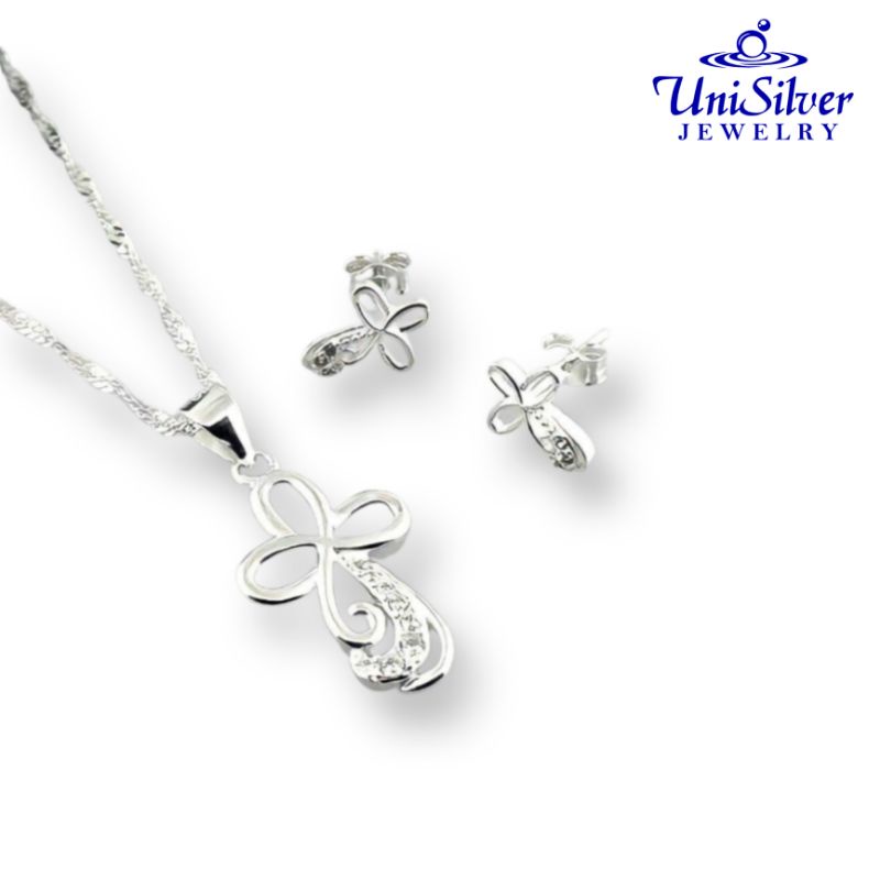 Unisilver 925 Sterling Silver Set of Jewelry (SET118-2001) | Shopee ...