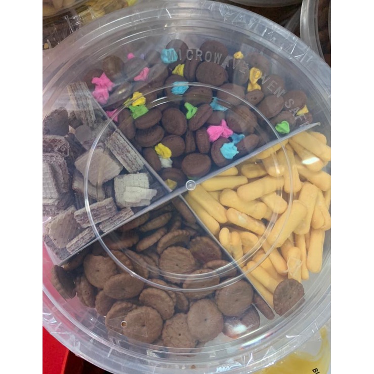 4 in 1 tub Wafer, Choco Ice Gem, Butter Stick, Choco cookies | Shopee ...