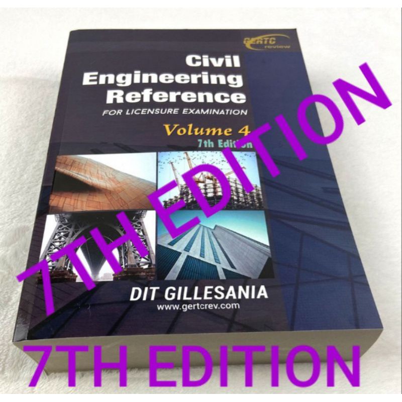 CIVIL ENGINEERING REFERENCE (latest 7th edition) | Shopee Philippines