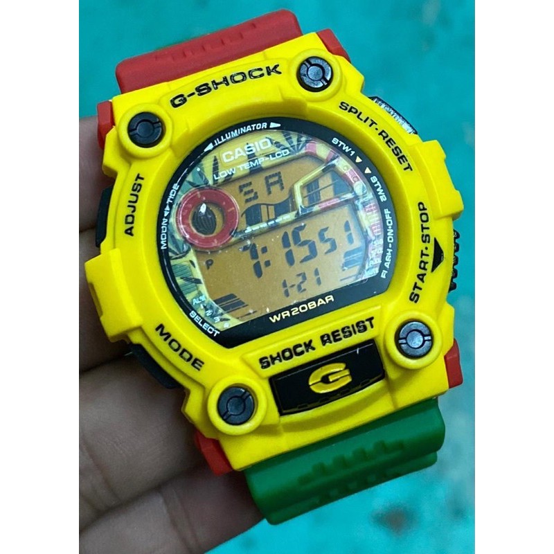 Gshock Mat Motor Rasta Viral & Dw-6900 Bulat limited edition custom ...