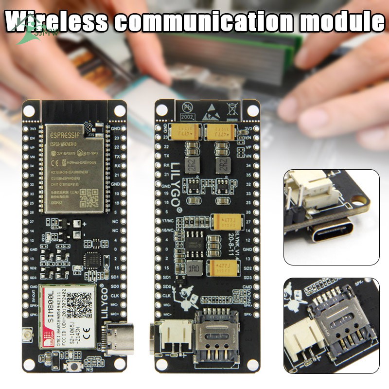 Sjmw ttgo t-call v1.3 esp32 wireless module fpc antenna sim card ...