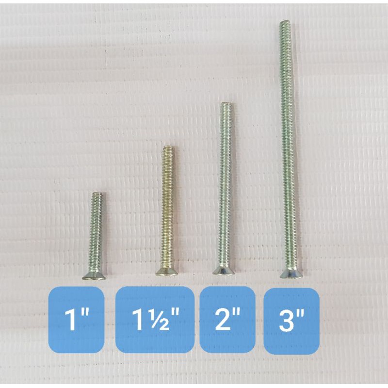 10PCS Utility Screw Junction Box Flat Head Screw National Screw Switch ...