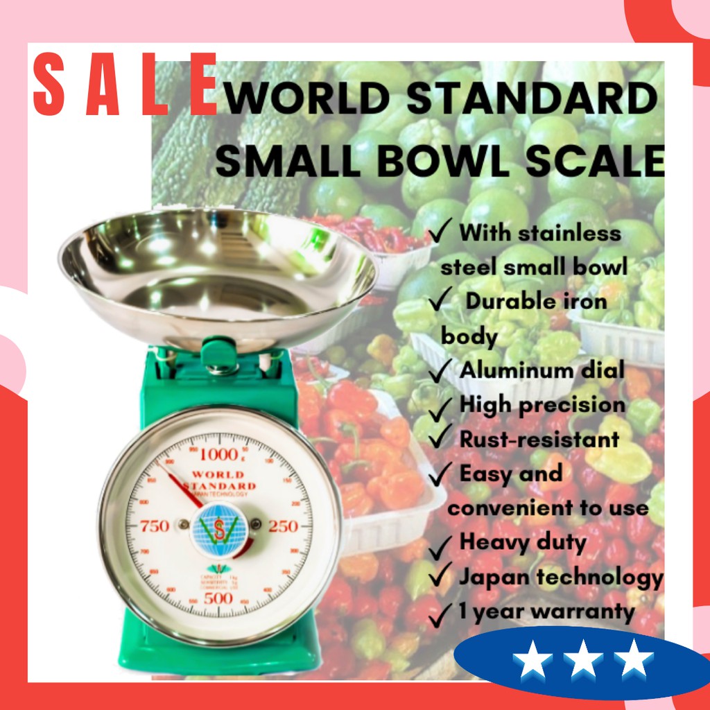 World Standard Small Bowl Weighing Kilohan Scale 10kg | Shopee Philippines