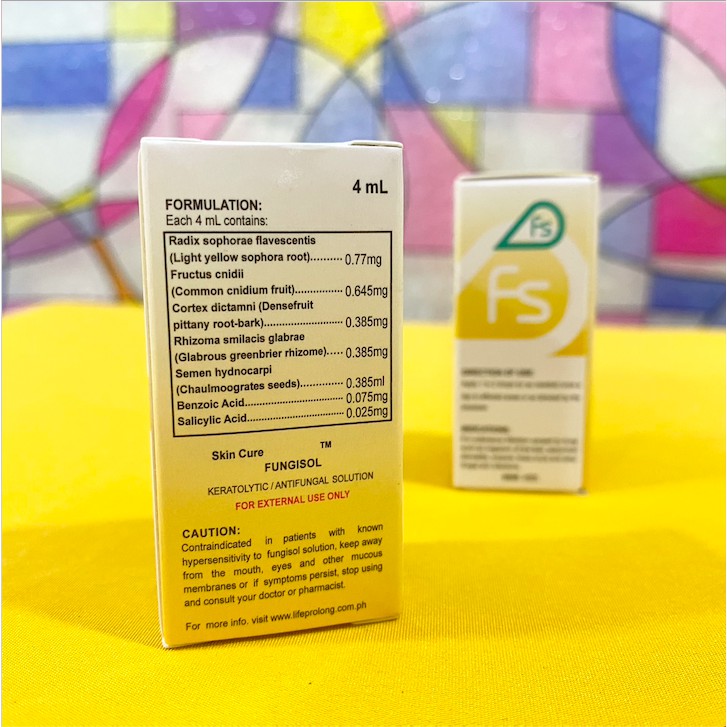 Fungisol Antifungal Solution 4mL | Shopee Philippines