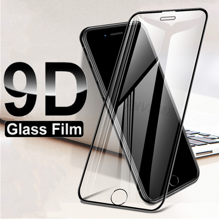 9D full glass High quality Tempered Glass IPhone 12 X Xs Max Xr 6 6s 7 ...