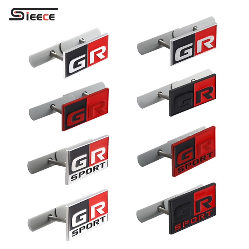 Sieece GR SPORT GR Metal Car Front Grill Emblem Auto Side Rear ...
