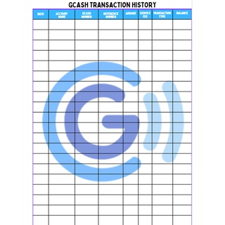 GCASH TRANSACTION RECORD BOOK | Shopee Philippines