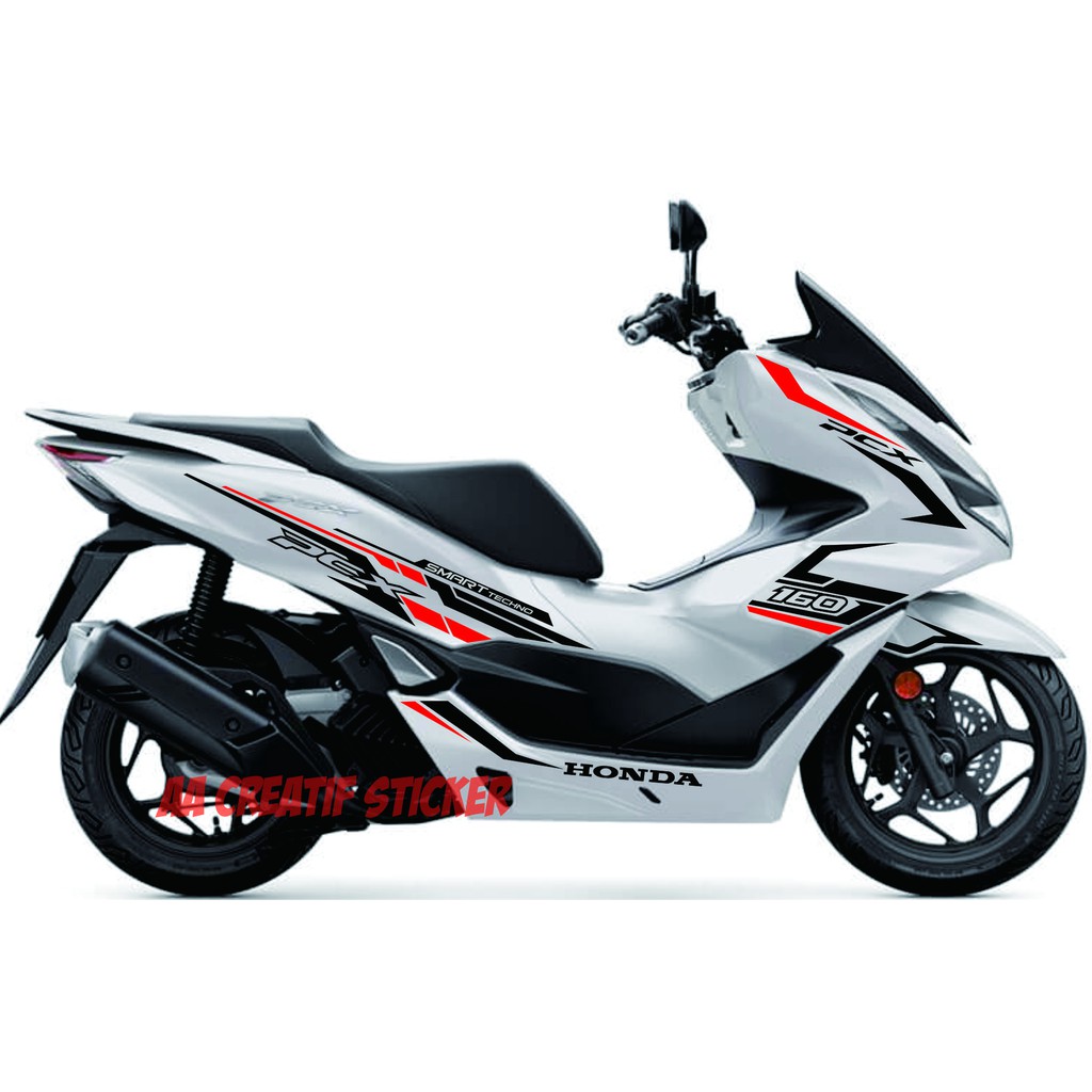 Multicolor Right and Left Cutting Sticker Set for Honda All New PCX 160 ...