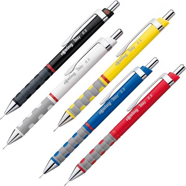 Multicolor Rotring 0.5 Tip Rubber Grip Plastic Mechanical Pencil for ...