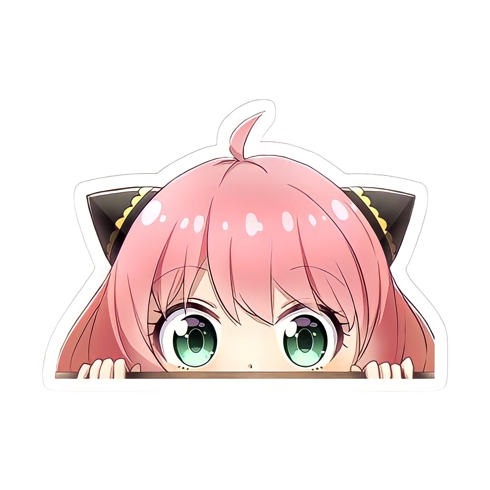 Anya Forger | Spy x Family | Vinyl Stickers & Peeker Sticker | 9 Lines ...