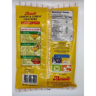 Original Besuto Onion & Garlic Crackers 500g | Shopee Philippines