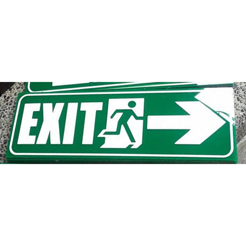Luminous Exit Arrow Right Sign | Shopee Philippines