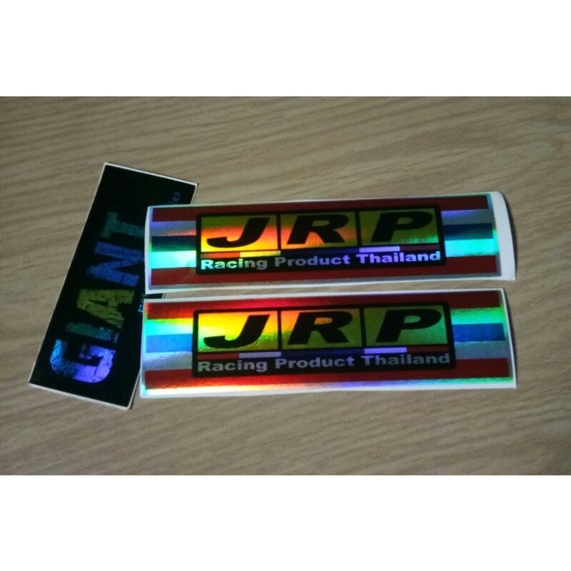 Jrp x thai sticker hologram waterproof Sold in set | Shopee Philippines