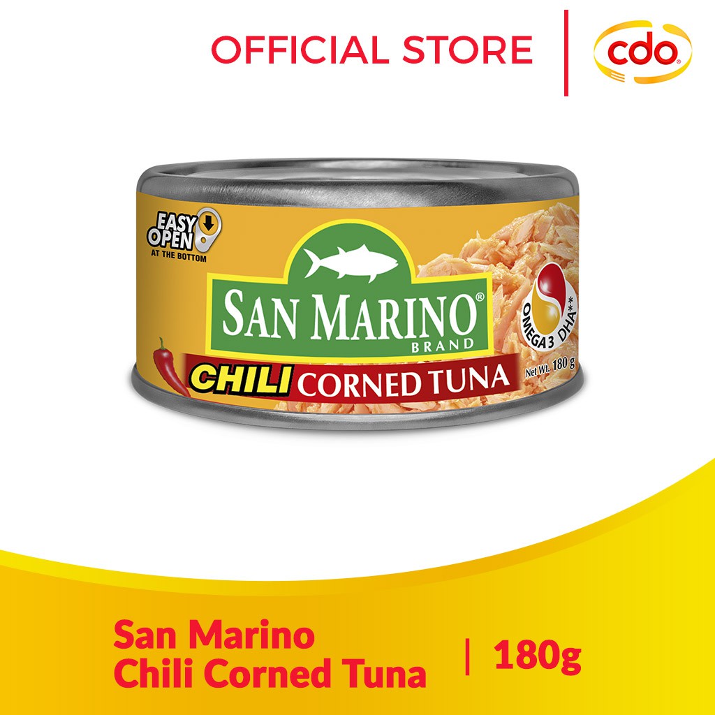 SAN MARINO Chili Corned Tuna 180g | Shopee Philippines