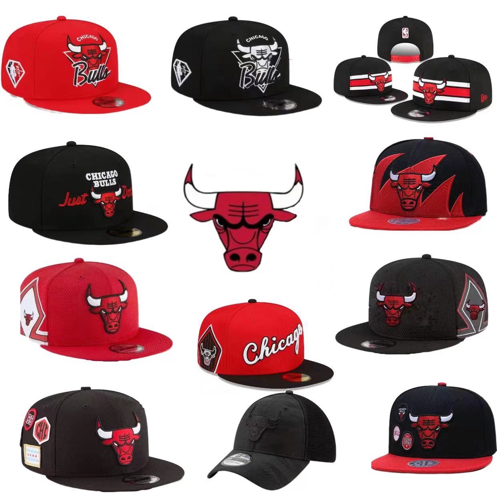 NBA Chicago Bulls snapback cap high quality adjustable | Shopee Philippines