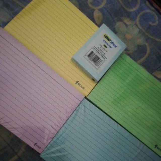 Colored Index Card (3X5, 4X6, 5X8) 100sheets | Shopee Philippines