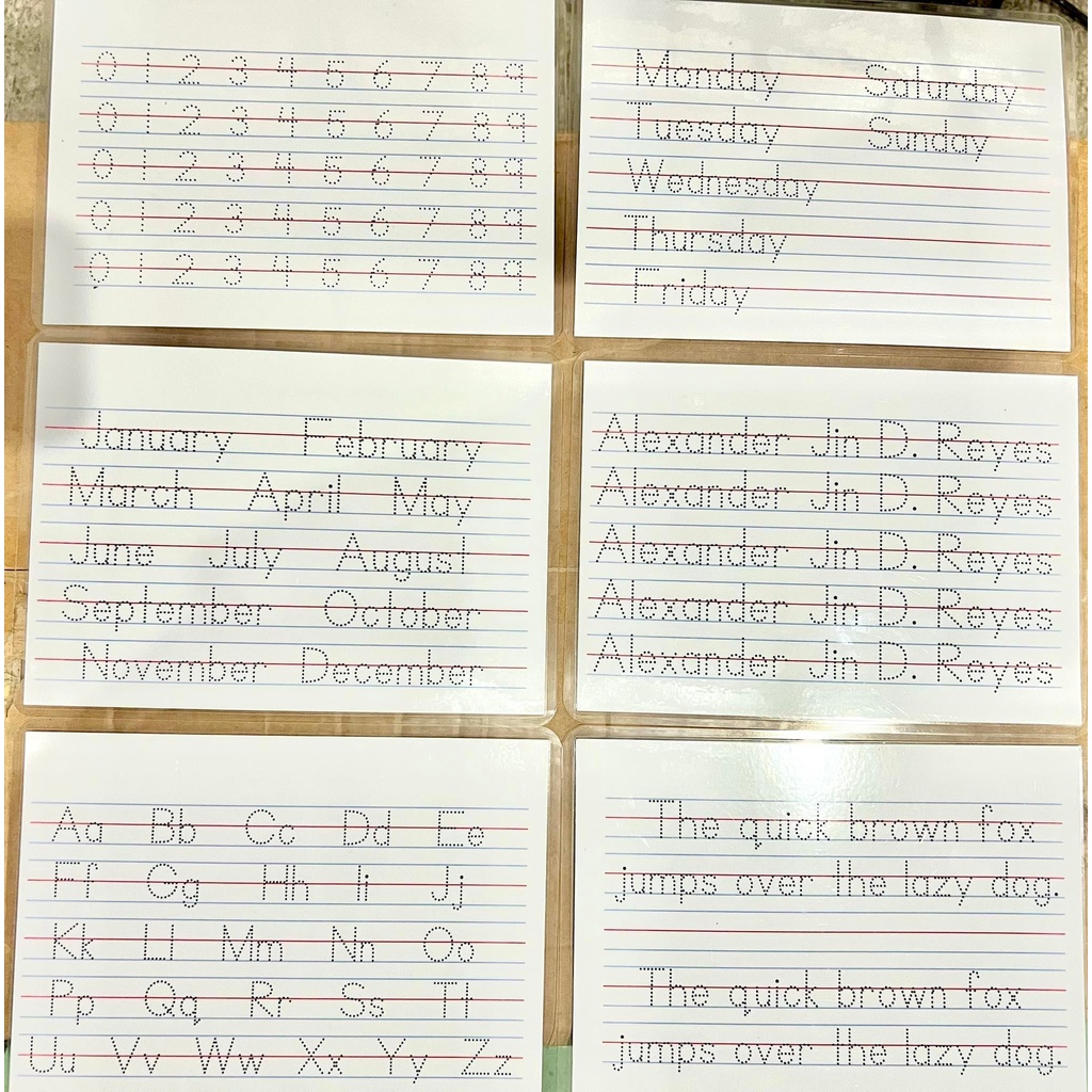 Laminated Tracing Sheets for Kids Reusable | Shopee Philippines