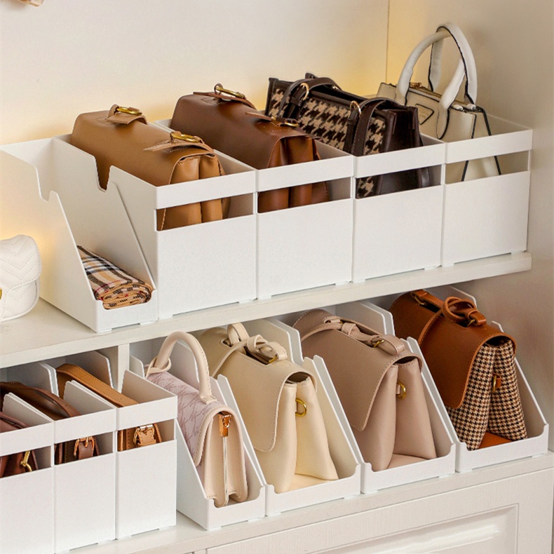 Handbag Storage Organizer Closet Storage System for Zipper Tote Bag ...
