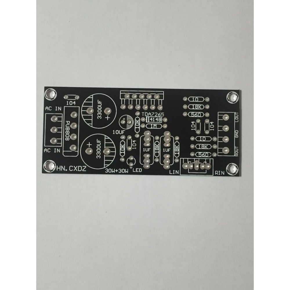 TDA7265 2.0 Channel 25W+25W Power Amplifier Pure Rear Circuit PCB Empty ...