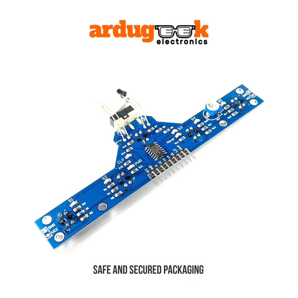 5CH 5-channel IR Infrared TCRT5000 Line Tracing Array Proximity ...