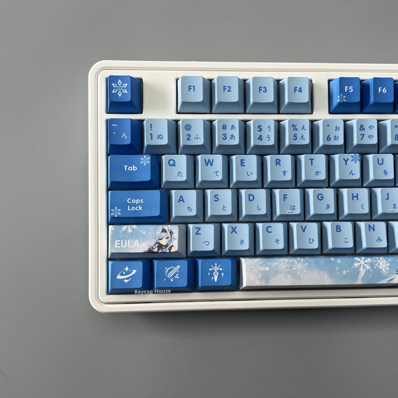 Eula Keycap Cherry Profile Genshin Impact Theme Anime PBT Dye Sub ...