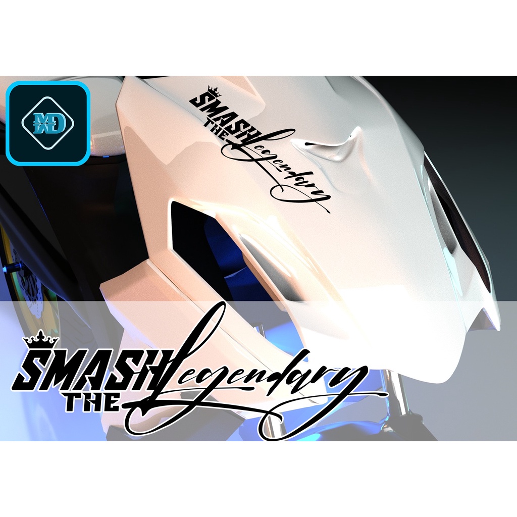 Smash The Legendary Sticker - Smash Decals, 8 inches length, Cut Out ...