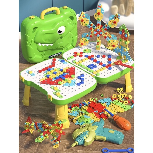 Dinosaur Drill Tool Box Educational Toys - Blue Eephant Ph | Shopee ...