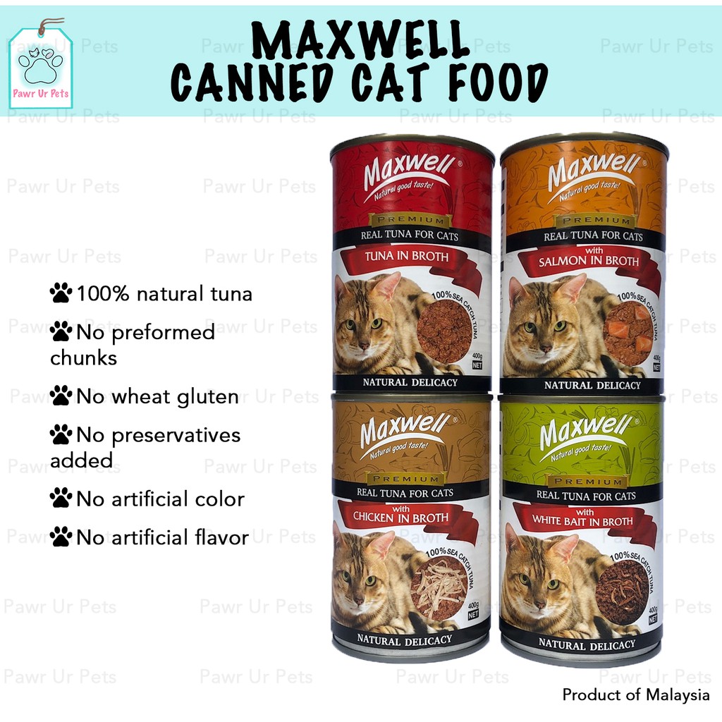 Maxwell Canned Cat Food 400g | Shopee Philippines