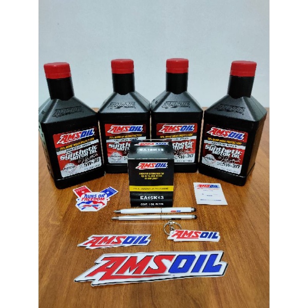 Amsoil Mitsubishi Mirage Engine Oil & Filter Package 100% Fully ...