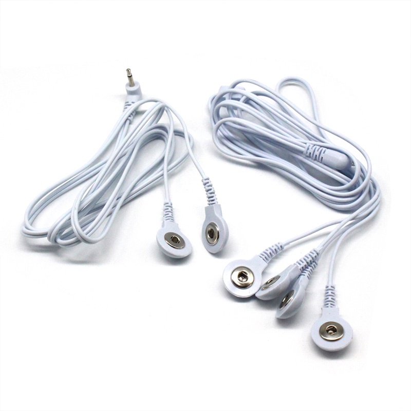 2-way 4-way Electrode Lead Wires Connecting Cables For Digital TENS ...