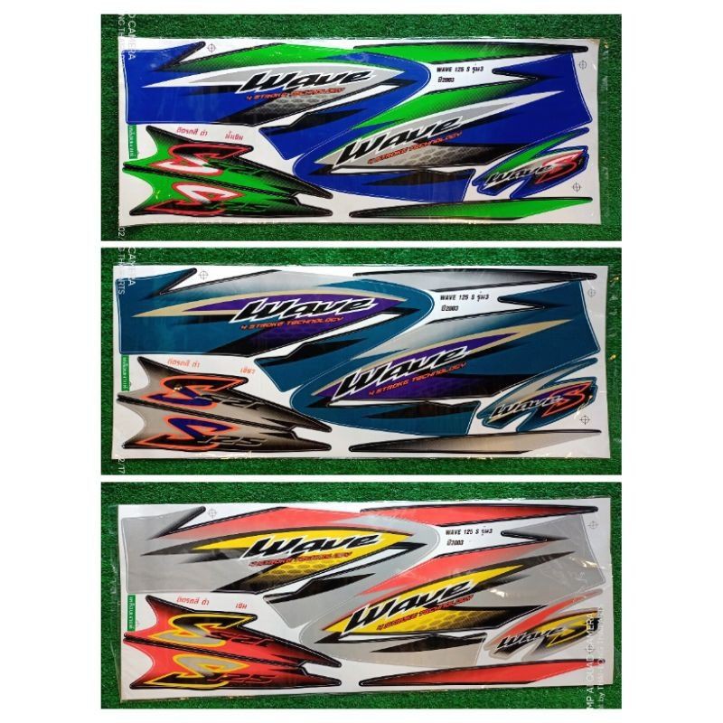 wave s 125 orig thailand decals laminated | Shopee Philippines