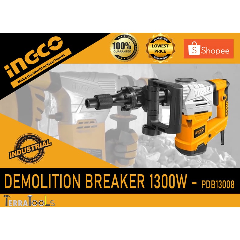 Ingco Demolition Breaker 1300W PDB13008 - FREE TOOL SET | Shopee ...