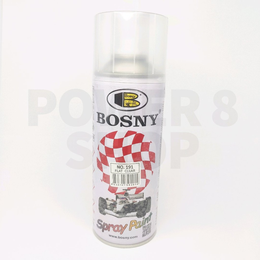 Bosny Acrylic Spray Paint No. 191 Flat Clear | Shopee Philippines