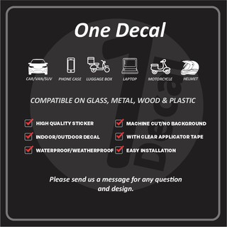 Signature Name Die Cut Sticker/Decal Name/Label Sticker waterproof ...